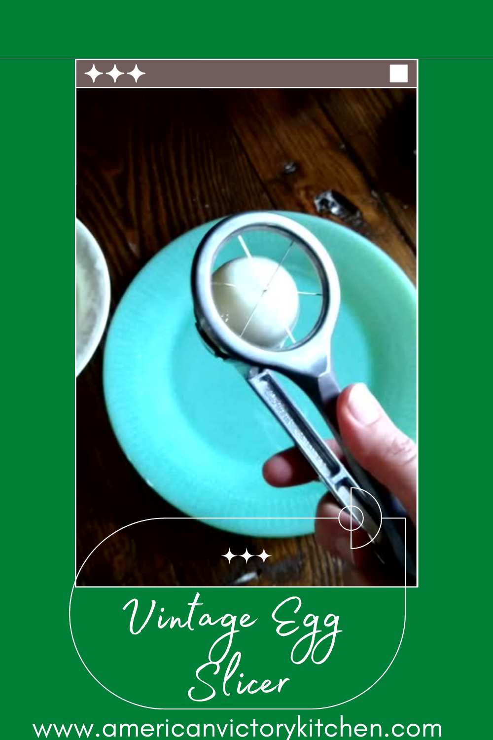 The Vintage Egg Slicer I Didn't Know I Needed