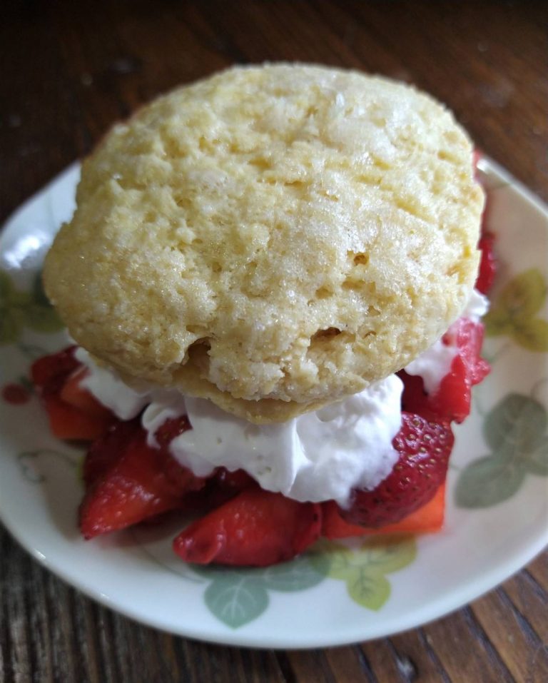 Strawberry Shortcake with an Amazing Citrusy Flourish